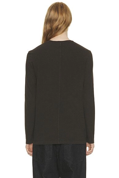 THE ROW Leon Long Sleeve T-shirt - Mud