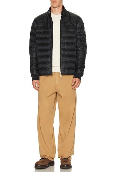 Moncler Rigel Biker Jacket - Black