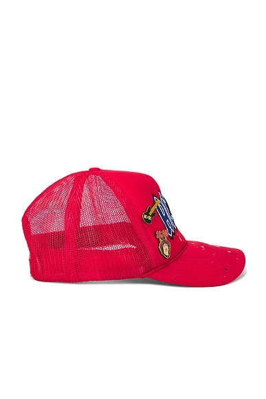 MadeWorn Ac/dc Embroidered Trucker Cap - Red