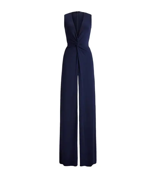 Ralph Lauren Pleated Maxi Dress - Navy