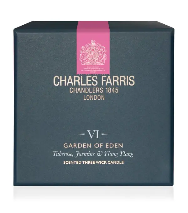 CHARLES FARRIS Garden Of Eden Candle - Blue