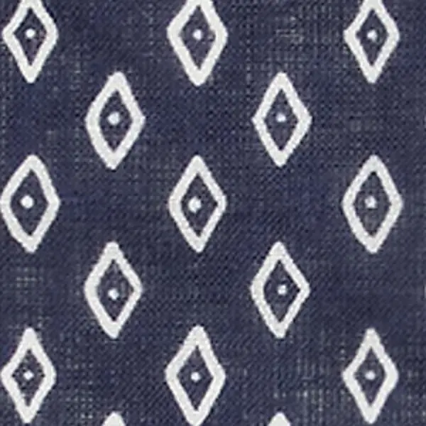 Ralph Lauren Linen Art Deco Neckerchief - Navy