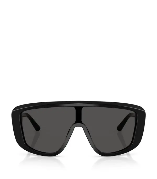 Dolce & Gabbana Acetate Dg4520 Marlene Rectangle Sunglasses - Black