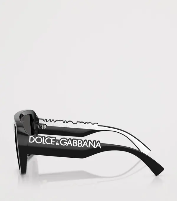 Dolce & Gabbana Injected Dg6204 Shield Sunglasses