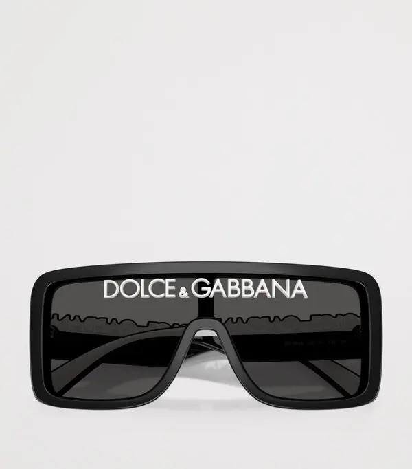 Dolce & Gabbana Injected Dg6204 Shield Sunglasses