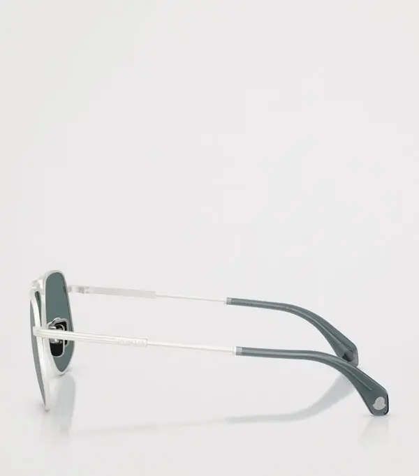 Moncler Vitessa Aviator Sunglasses - Silver