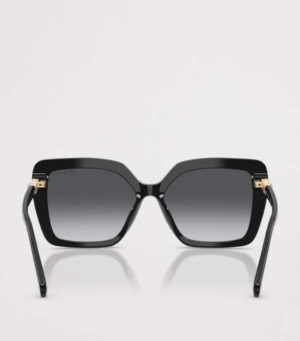 SWAROVSKI Sk6049 Butterfly Sunglasses - Black
