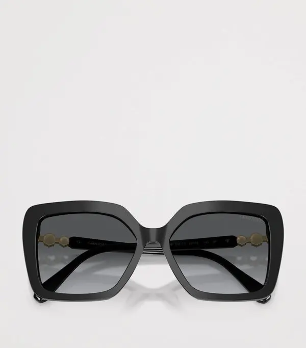 SWAROVSKI Sk6049 Butterfly Sunglasses - Black