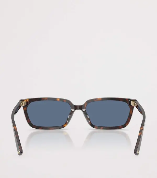 JIMMY CHOO Tortoiseshell Rectangular Sunglasses - Brown