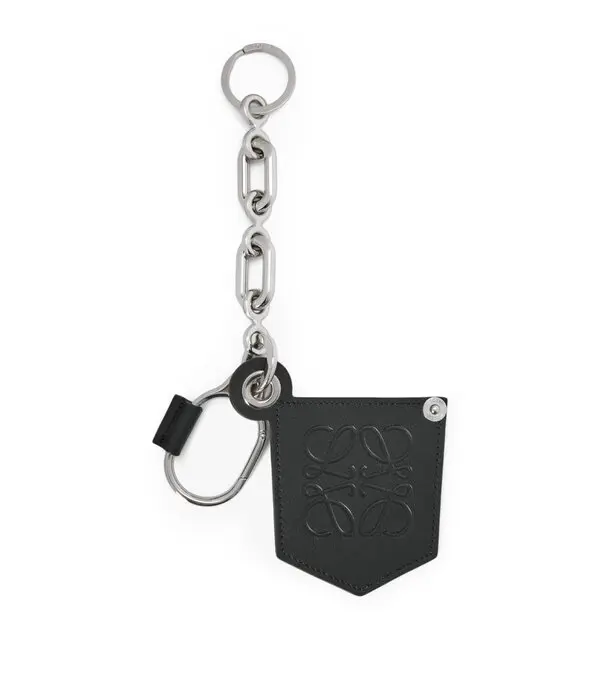 Loewe Leather Logo Biker Charm
