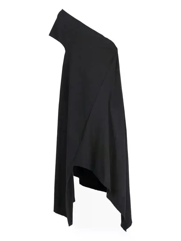 Rick Owens One-shoulder Asymmetrical Knee-length Dress