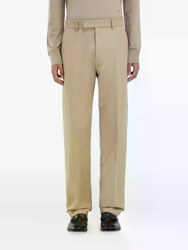 FERRAGAMO Belted Crease Chinos