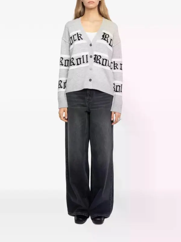 Zadig&Voltaire Stripes Cardigan - Grey