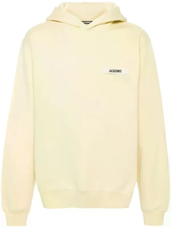 Jacquemus Le Hoodie Gros Grain Top - Neutrals