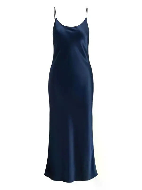 Polo Ralph Lauren Satin Slip Dress - Blue