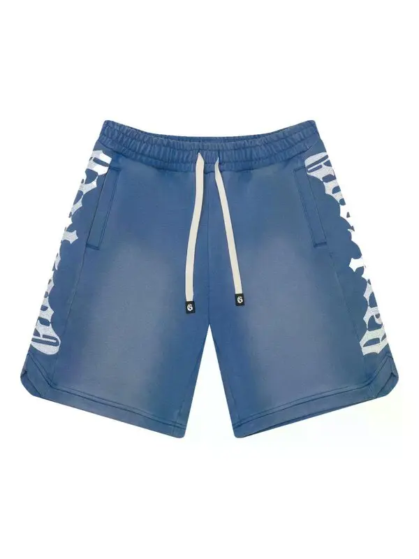 GODSPEED Courtside Print Shorts - Blue