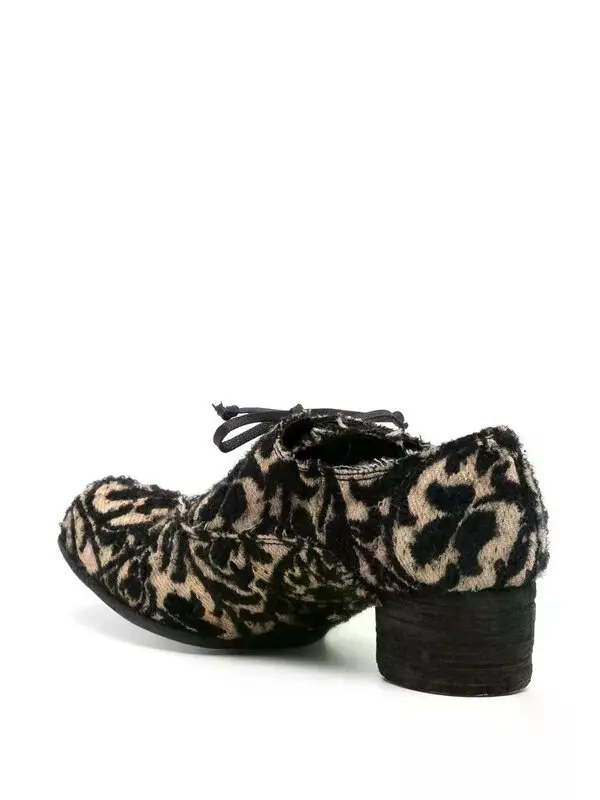 UMA WANG Jacquard Square-toe Brogues
