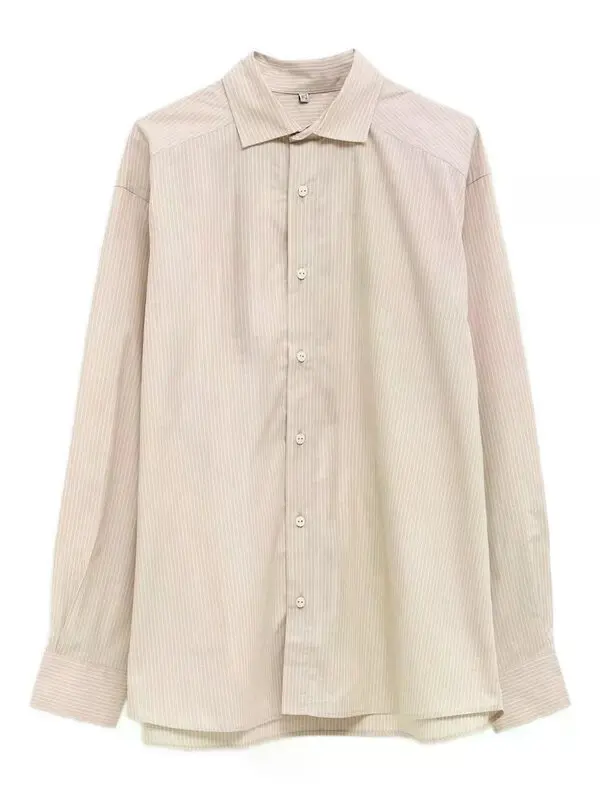 BASERANGE Claude Striped Shirt - Neutrals