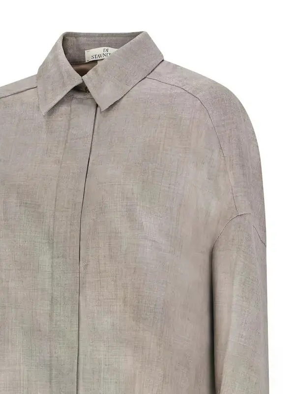 DI STAVNITSER Heidi Long-sleeved Shirt - Neutrals