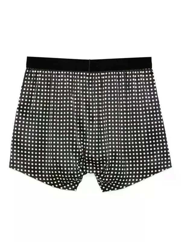 TOM FORD Polka-dot Boxer Briefs - Black