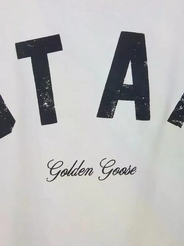 GOLDEN GOOSE Embellished Cotton T-shirt
