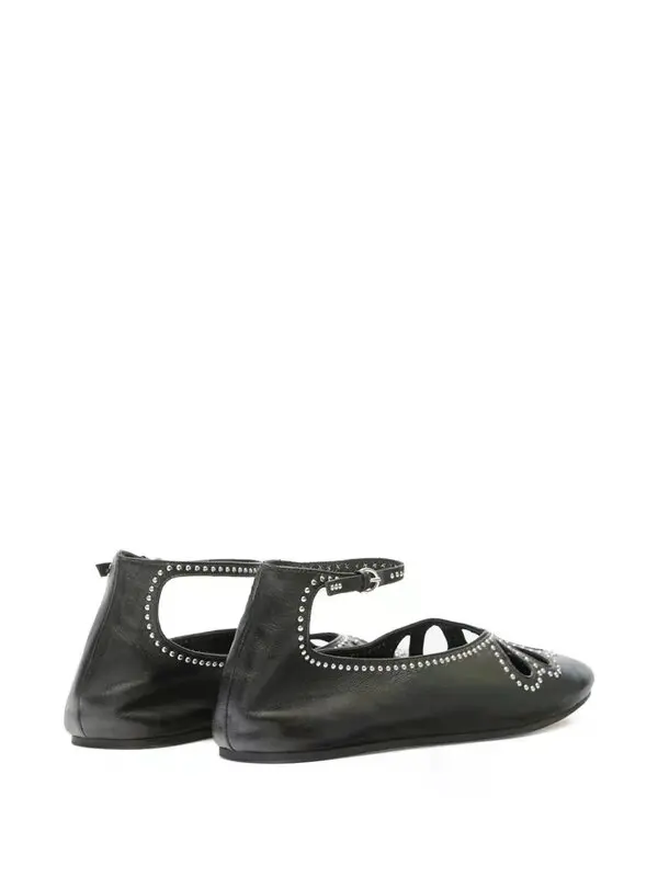 Isabel Marant Étoile Bloris Cut-out Ballerinas - Black
