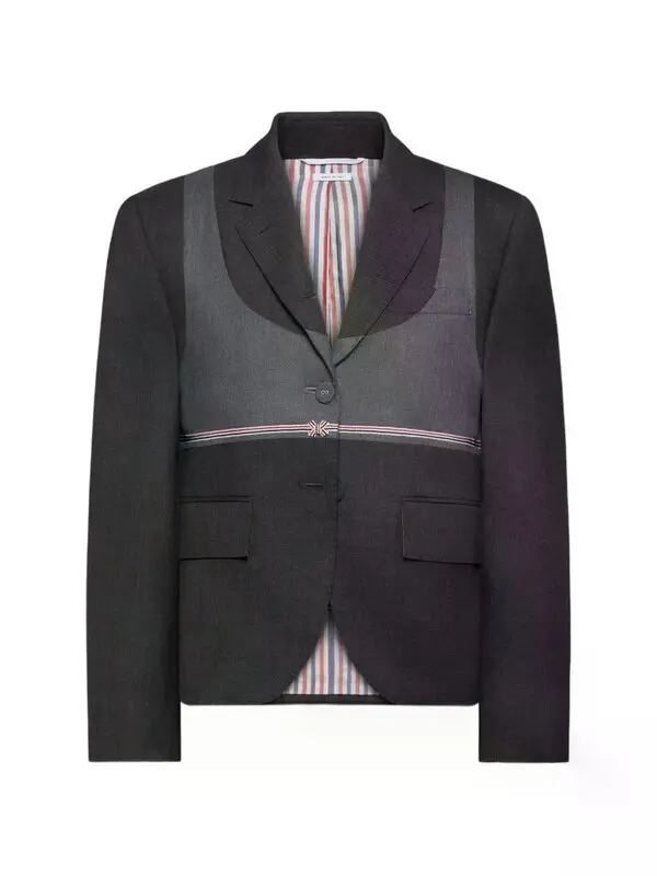 Thom Browne Twill Trompe-l'œil Jacket - Grey
