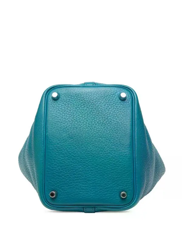 Hermès Clemence Picotin Lock 18 Handbag - Blue