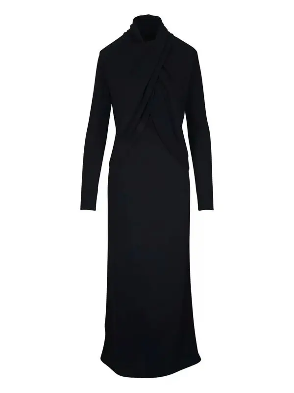 Johanna Ortiz Celestial Silence Twisted Midi Dress