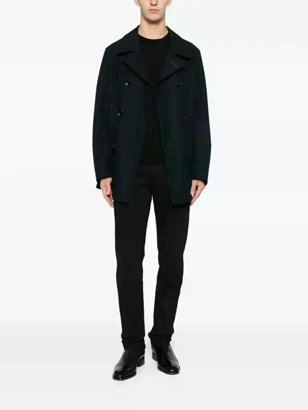 TOM FORD Logo Patch Straight Leg Jeans
