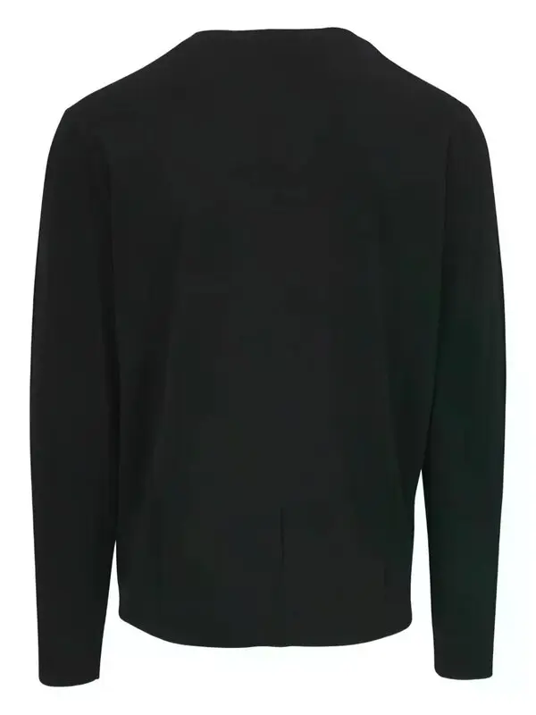 Kinross Cashmere V-neck Fine Knit Sweater