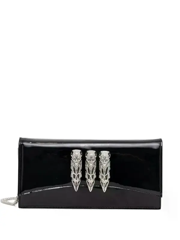 Philipp Plein Skull-motif Clutch - Black