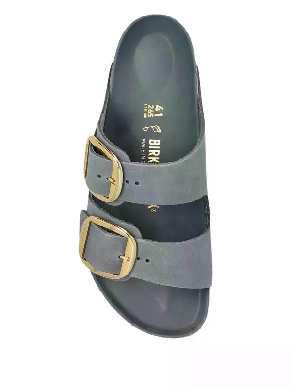 BIRKENSTOCK Double Strap Buckle Sandals - Grey