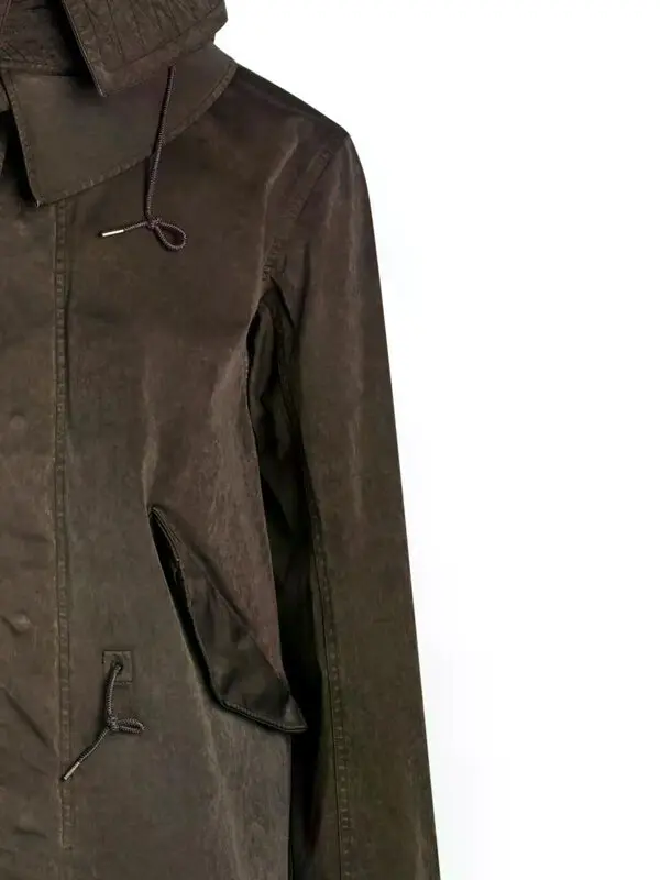TEN C Hooded Parka - Brown