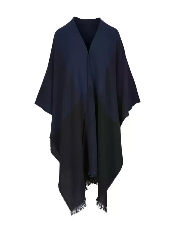 Akris Colourblock Fringed Scarf
