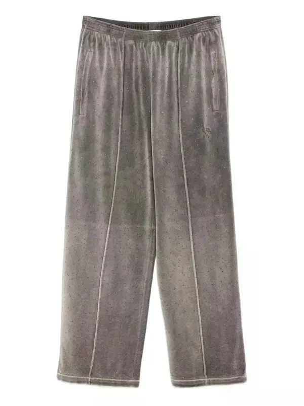 Alexander Wang Crystal Embellished Track Pants