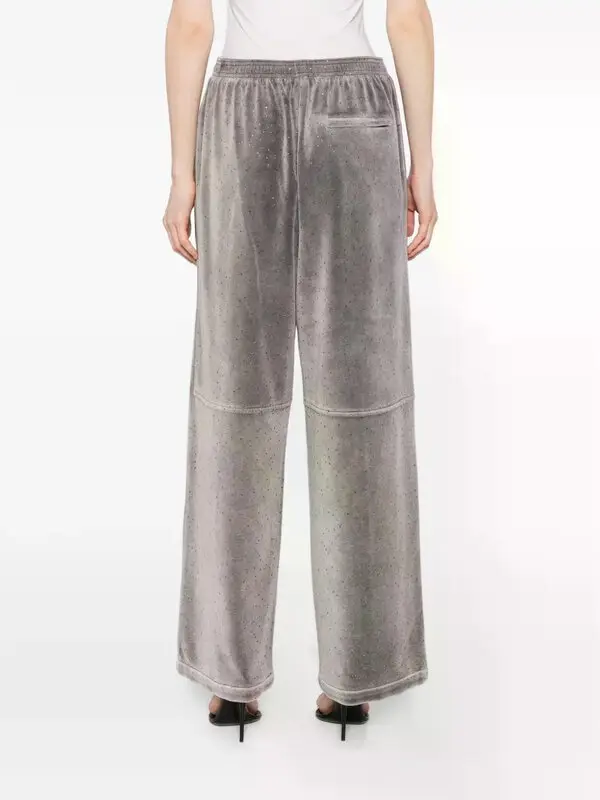 Alexander Wang Crystal Embellished Track Pants