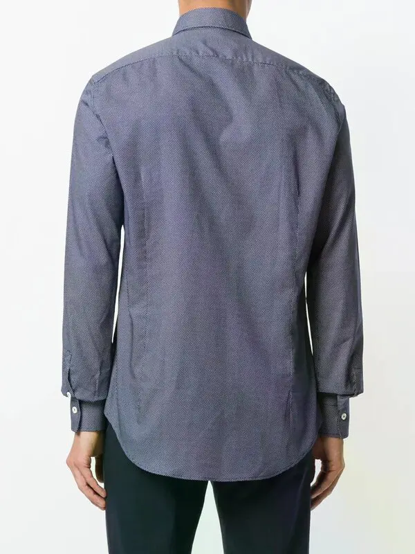 DELL'OGLIO Dotted Print Shirt