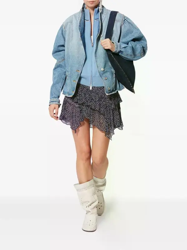 MARANT ETOILE Lolita Ruffled Mini Skirt