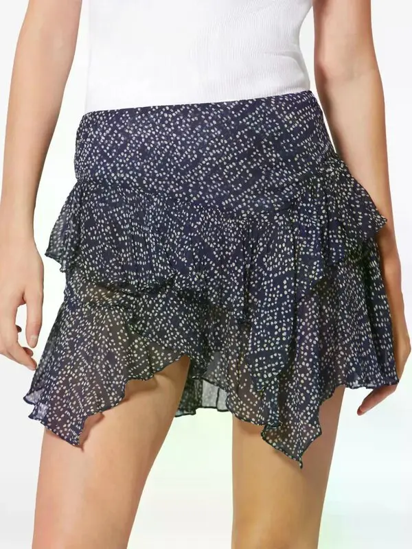 MARANT ETOILE Lolita Ruffled Mini Skirt