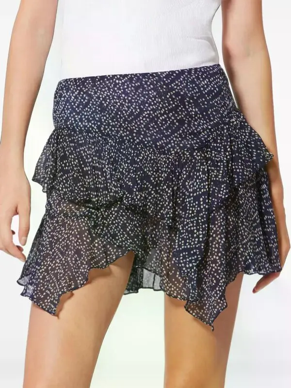 MARANT ETOILE Lolita Ruffled Mini Skirt
