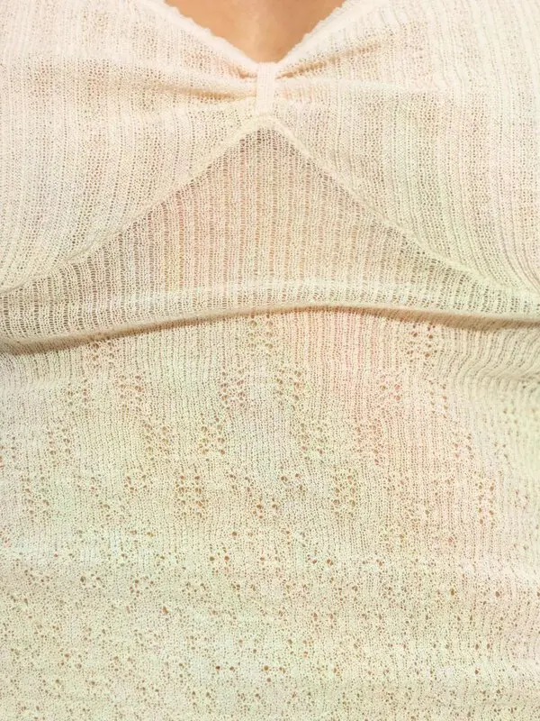 Victoria Beckham Ribbed-knit Tank Top