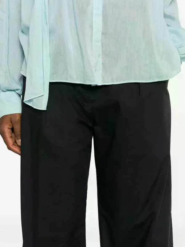 FORTE_FORTE Pleated Wide-leg Trousers