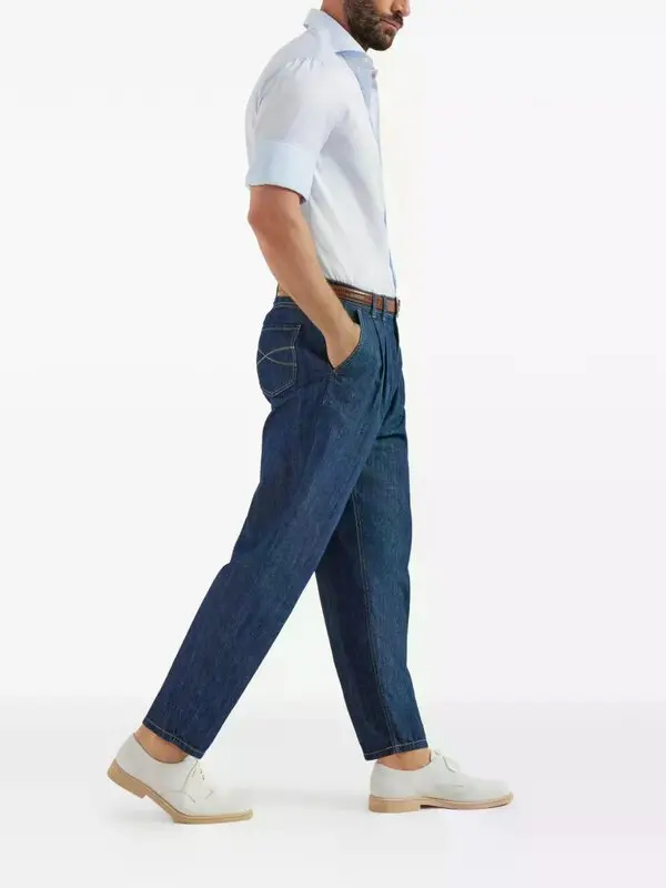 Brunello Cucinelli Double-pleats Five-pocket Trousers