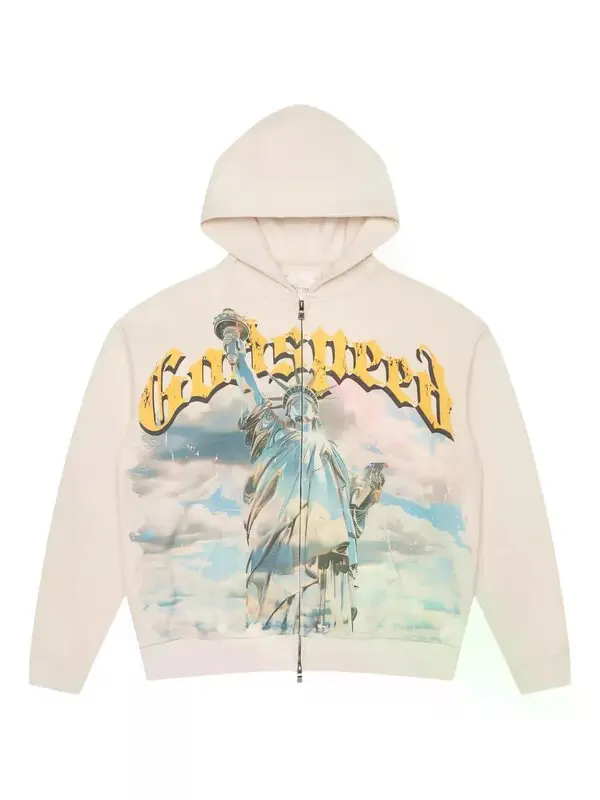 GODSPEED Liberty Graphic Hoodie - Neutrals