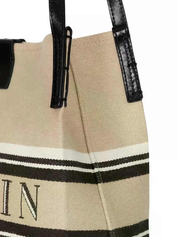 Balmain Canvas Tote Bag - Neutrals
