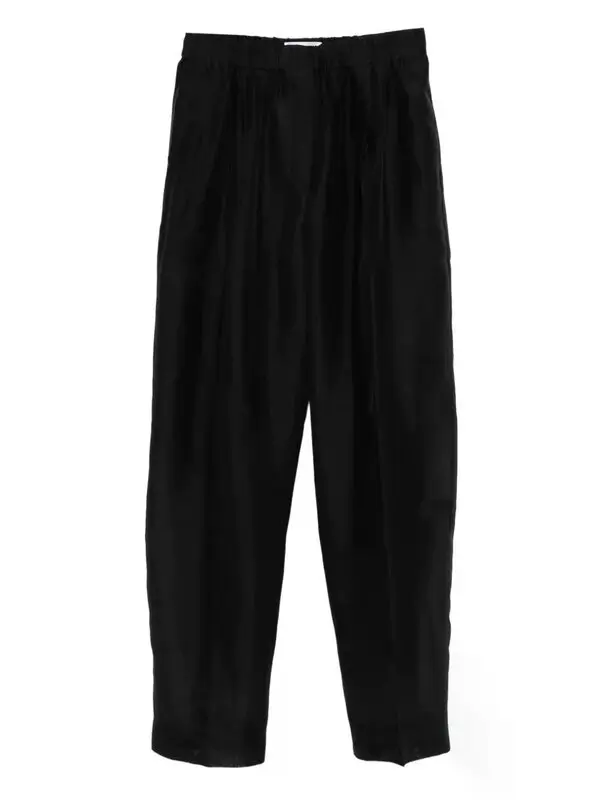 Christian Wijnants Pigas Organza Pleated Trousers - Black