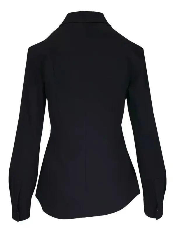 Akris Buttoned Collared Shirt - Black