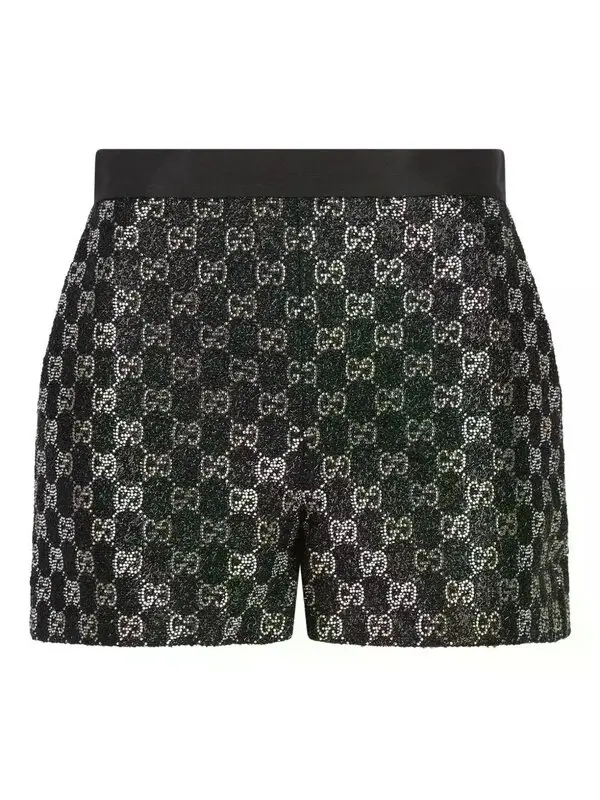 Gucci Logo Patterned Shorts