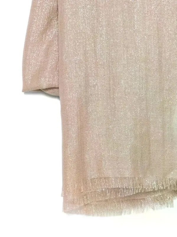 Brunello Cucinelli Fringed Sparkling Scarf